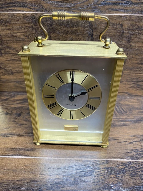 VINTAGE WEST GERMANY General Electric Quartz Clock GE Tested Works £18. ...