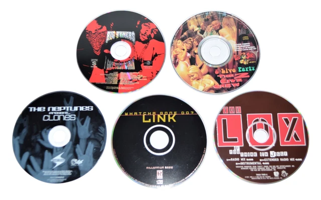 HIP HOP CD Lot of 5 R & B Big Tymers Lil Joe Link Lox Neptunes NO CASES ...