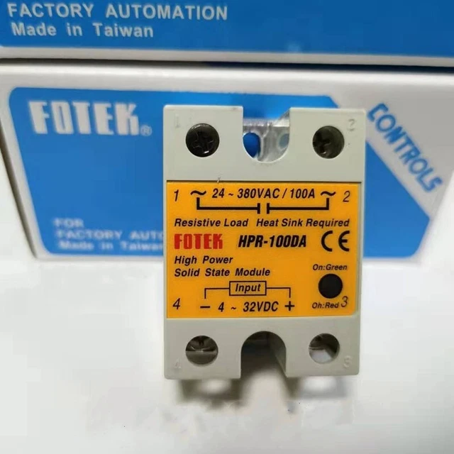 NEW FOTEK HPR-100DA Single Phase High Power Solid State Relay 100A $99. ...