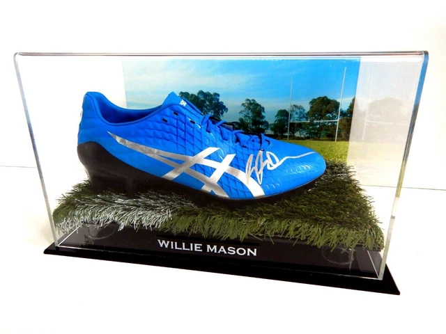 SIGNED WILLIE MASON NRL Football Boot - Proof COA - Canterbury Bulldogs ...