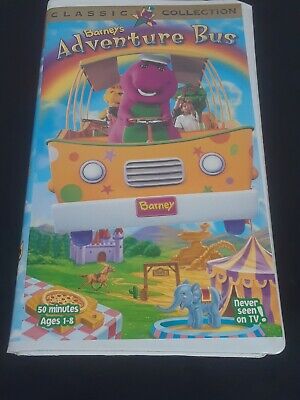 BARNEY - BARNEYS Adventure Bus (VHS, 1997, Clam Shell) $0.79 - PicClick CA
