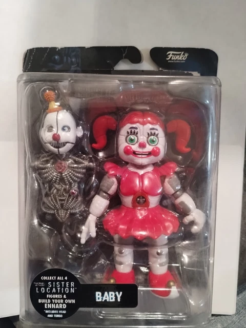 FUNKO FIVE NIGHTS at Freddy's CIRCUS BABY Action Figure + Ennard Head ...