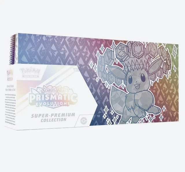 POKEMON - PRISMATIC Evolutions Super Premium Collection - PRESALE ...
