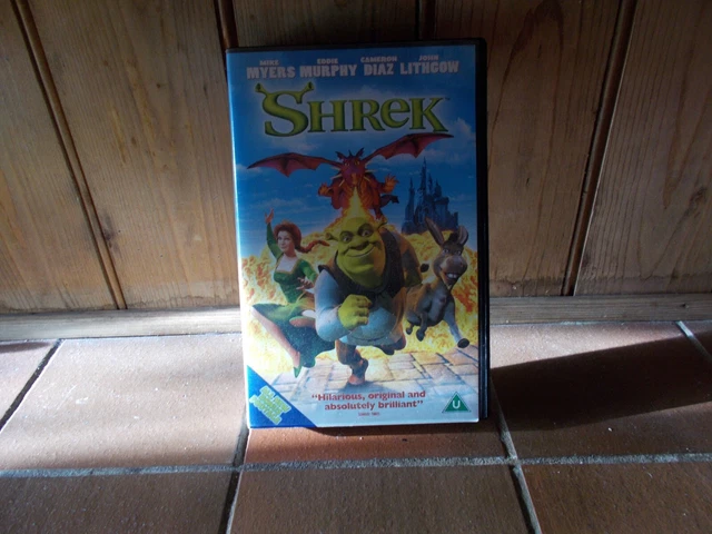 SHREK (VHS, 2001) U rating ex Blockbuster video £0.99 - PicClick UK