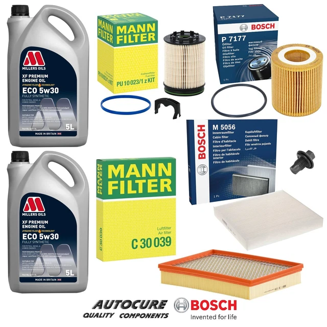 FOR FORD RANGER Wildtrak Ecoblue Mk3 2.0 Diesel Bosch Mann Filter ...