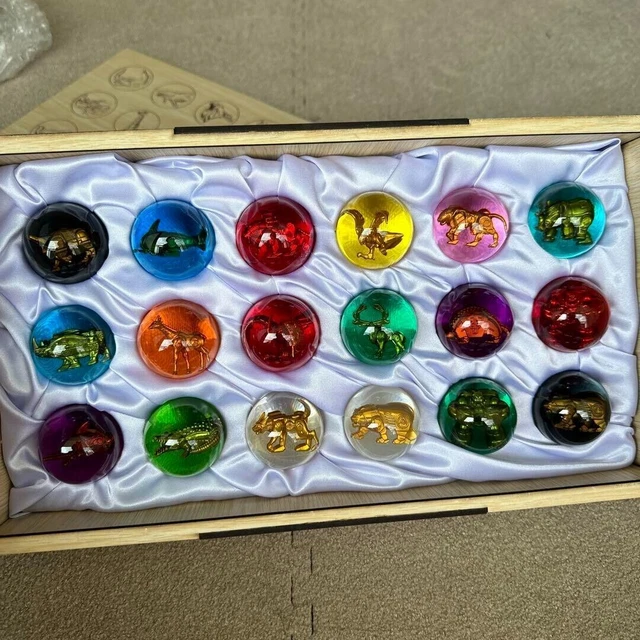 POWER RANGERS GAORANGER Crystal Jewels Orb Power Animal ensemble de 18 ...