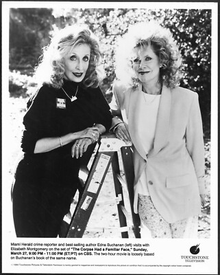 ELIZABETH MONTGOMERY OF Bewitched Original 1990s on Set TV Promo Photo ...