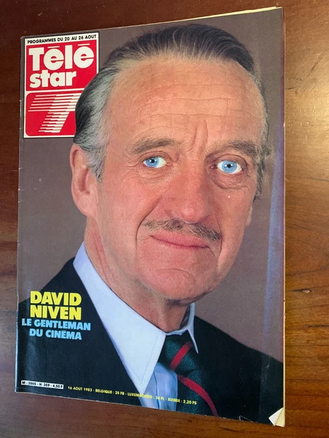 TELE STAR N°359 du 16/08/1983; David Niven/ Rickie Lee Jones/ Spencer ...