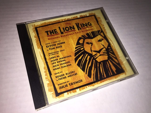 CD DISNEY PRESENTS The Lion King Original Broadway Cast Recording 1CD £ ...