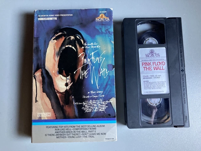 PINK FLOYD THE Wall VHS 1982 MGM/UA Home Video VHS £8.38 - PicClick UK