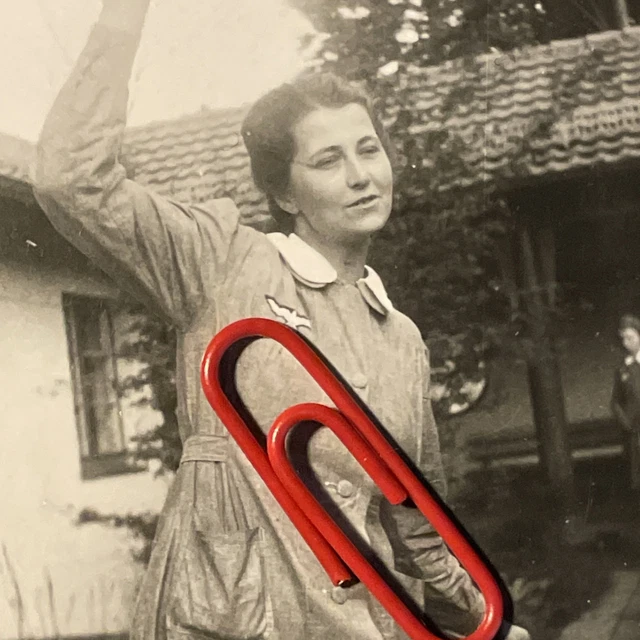 BUND DEUTSCHER MÄDEL BDM Frau Maid Dame Blitzmädel 9x6 Original Foto 2 ...