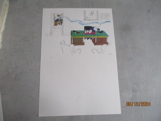 CABU ILLUSTRATEUR Lot De 11 Menus Grand Duduche Pour Laboratoire Le ...