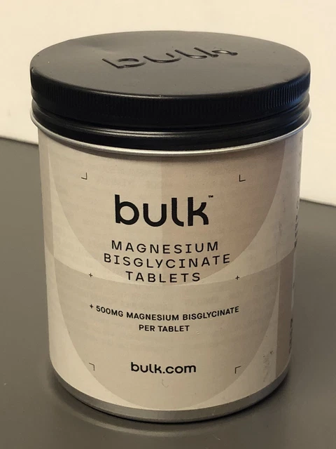BULK - MAGNESIUM Bisglycinate, 500mg, 60 Tablets. BRAND NEW. EXP:11/ ...