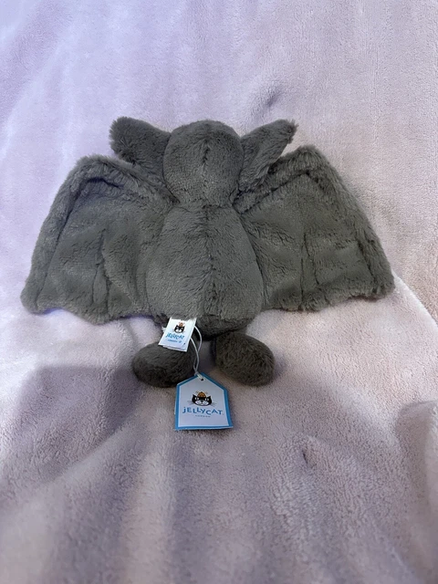 JELLYCAT SMALL BASHFUL Bat Soft Toy Plush JELLY5014SH £40.00 - PicClick UK