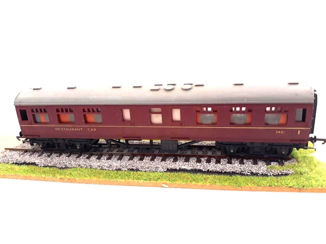TRIANG (R322) COACH Restaurant Car 2401 in BR Maroon £5.00 - PicClick UK
