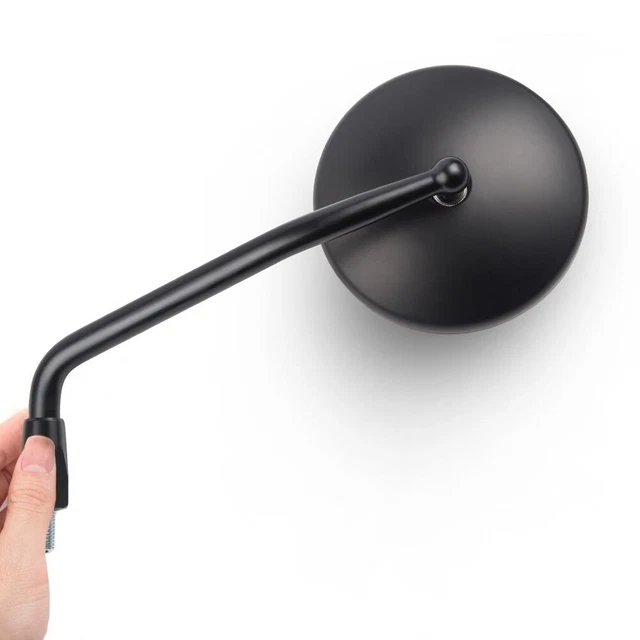 ECLIPSE BLACK ALUMINUM Mirrors M10 Metric for Suzuki GT250 380 550 750 ...