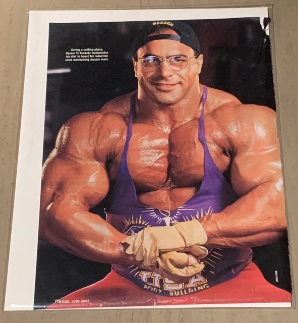 NASSER EL SONBATY Posing Photo Taken From FLEX Bodybuilding Magazine £7 ...