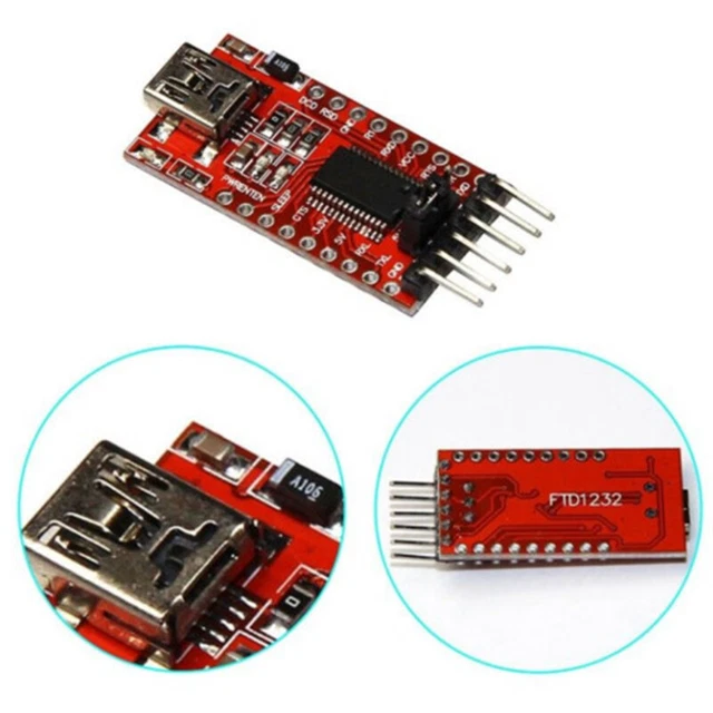 FT232RL 3.3V 5.5V FTDI USB to TTL Serial Adapter Module for Arduino ...