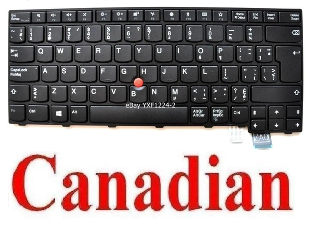 KEYBOARD FOR LENOVO Thinkpad 13 Gen 1 - CA Canadian Bilingual $50.00 ...