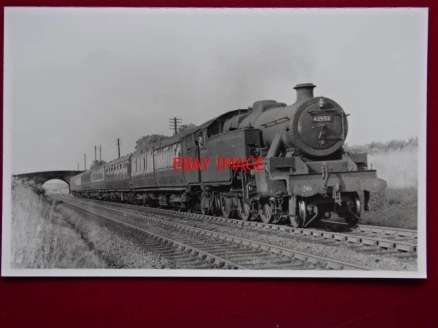 PHOTO LMS Class 4P Loco No 42553 At Monkton Moor £2.00 - PicClick UK