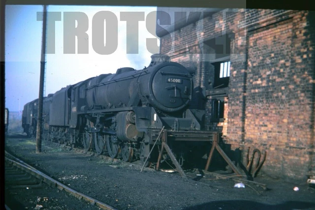 35MM SLIDE BR British Railways Steam Loco 45000 Class 5MT Chester 1966 ...