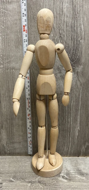VINTAGE IKEA 2- Wooden Articulated Artist Model Gestalta Poseable 13 ...