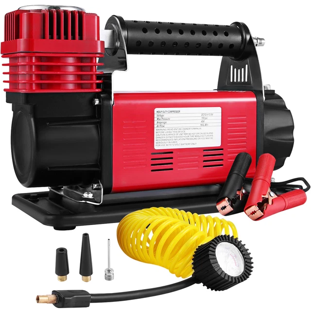VEVOR COMPRESOR DE Aire Portátil Trabajo Pesado 12V Kit de Compresor de ...