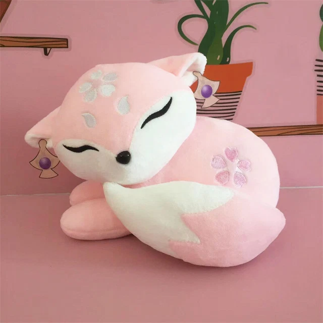 20CM GENSHIN IMPACT Yae Miko Fox Plush Doll Toy Yaemiko Cosplay Pillow ...
