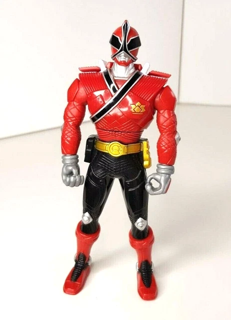 POWER RANGERS SUPER Samurai Armour Morphin Action Figure - Red Ranger £ ...
