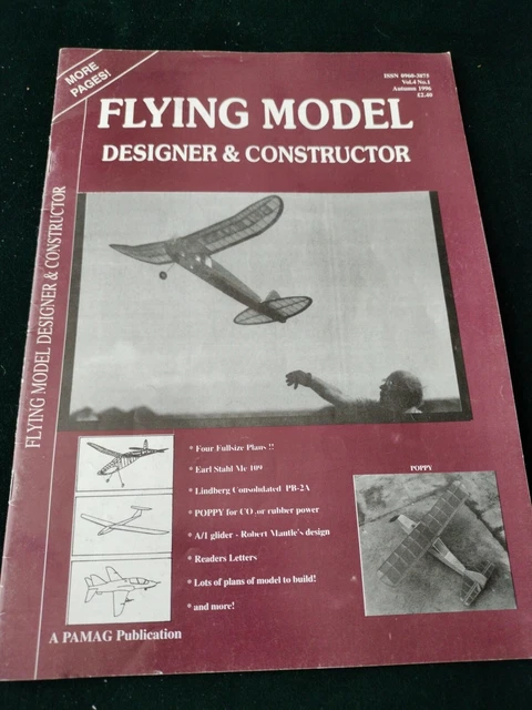 FLYING MODEL DESIGNER & Constructor Magazine - Vol 4 No 1 Autumn 1996 £ ...