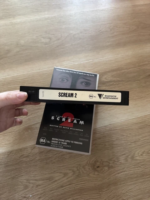 RARE VHS MOVIE Set Scream 1 and 2 Horror Thriller £50.78 - PicClick UK