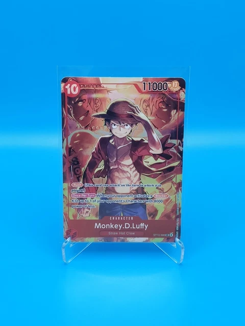 ONE PIECE CARD Game TCG / Monkey.D.Luffy ST10-006 V.1 / Promo Englisch ...