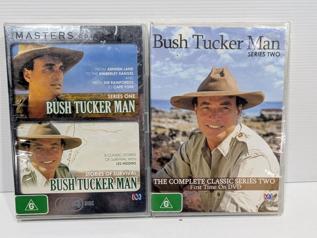 BUSH TUCKER MAN DVD Set Series One & Two And Stories Of Survival 652 ...