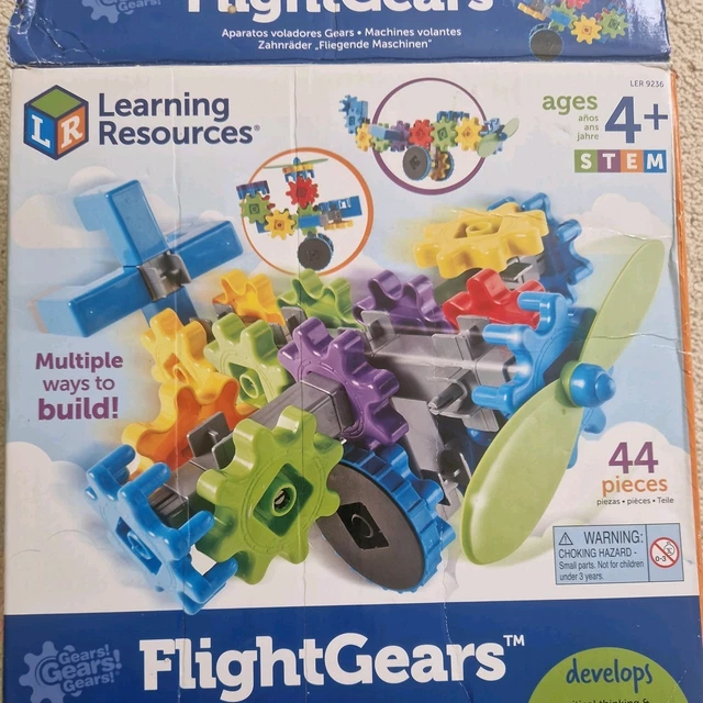 LEARNING RESOURCES GEARS! Flight Gears Building Set -Construction STEM ...