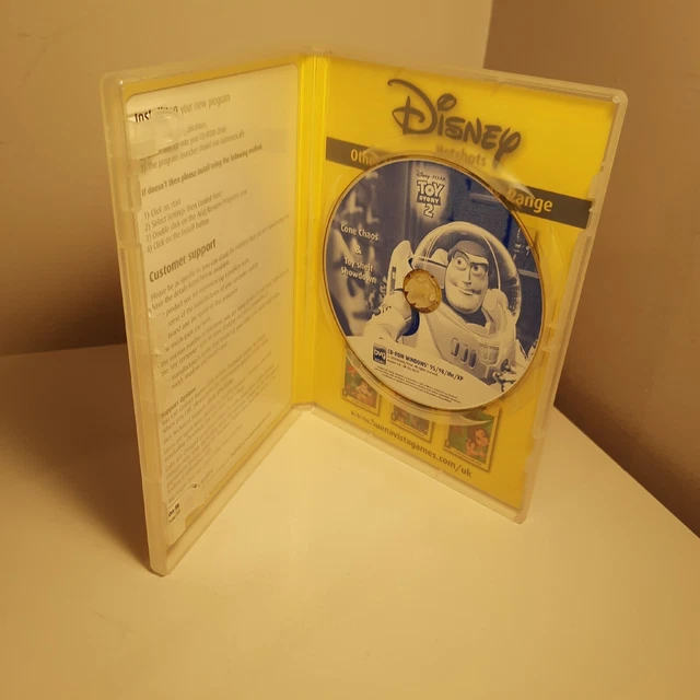 TOY STORY 2 PC GAME CD ROM DISNEY PIXAR HOTSHOTS ACTION ARCADE KIDS ...