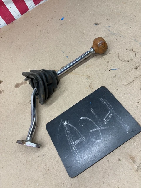 VINTAGE 3 4 Speed O/D Marbled Brown Shifter Handle Rod Knob Nob Mustang ...