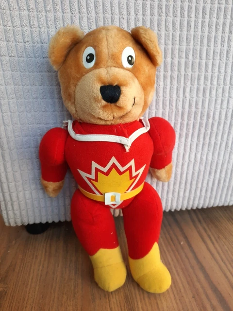 VINTAGE SUPERTED WITH cape Plush Soft Toy Cartoon tv Show RARE 1984 £ ...
