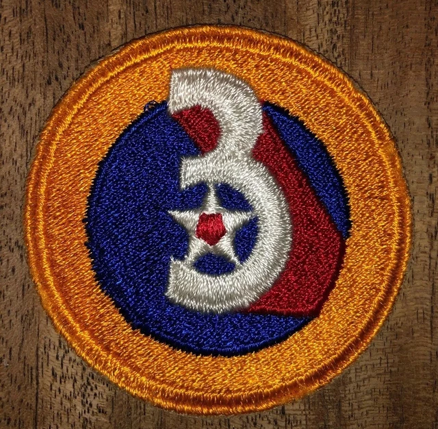 U.S. THIRD ARMY Third Air Force Shoulder Sleeve Insignia WWII Era Patch ...