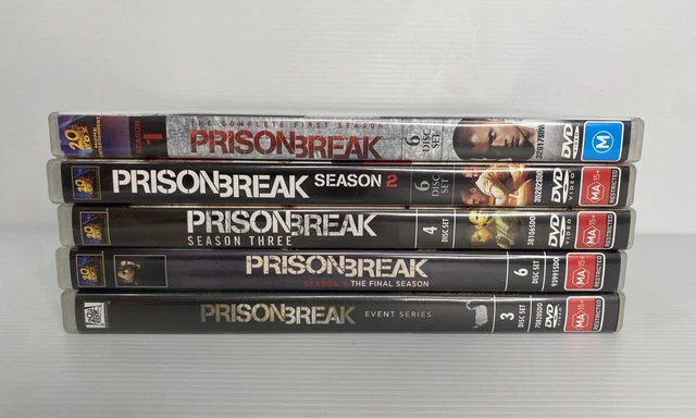 PRISON BREAK COMPLETE Series Season 1-4 + Event Series (DVD, Region 4) Like New $29.95 - PicClick AU