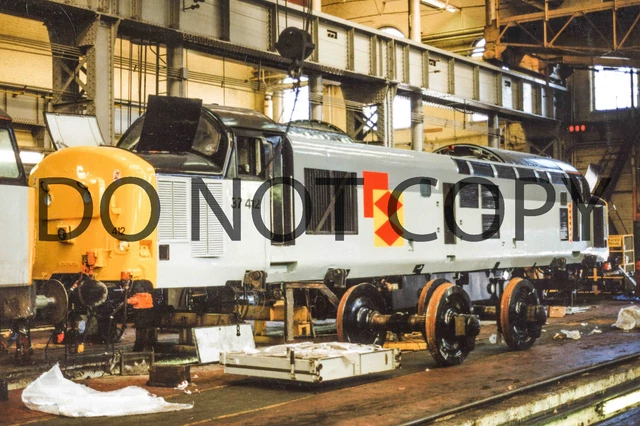 UK DIESEL TRAIN Railway Photograph Of Class 37 37412 Loco. (Rm37-1222 ...