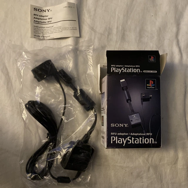 VINTAGE OFFICIAL SONY Playstation PS1 RFU Adapter New In Box, Rare $34. ...