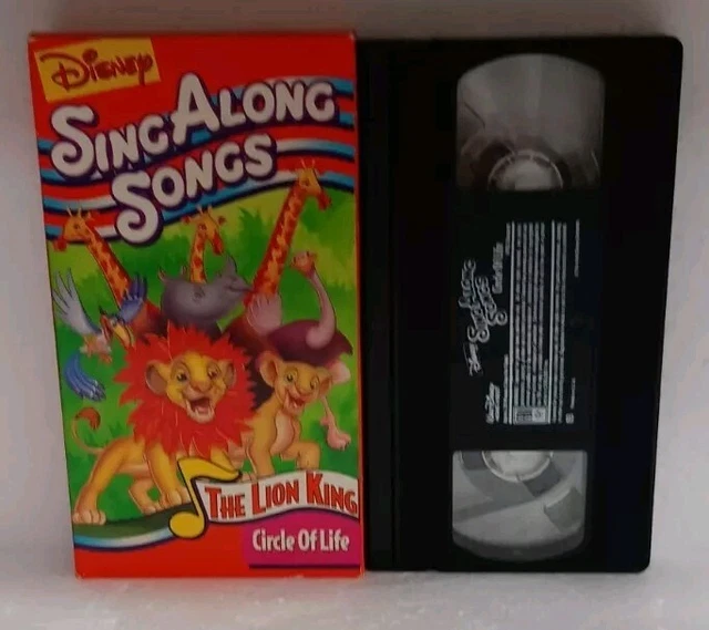 DISNEY SING ALONG Songs VHS Tape Circle Of Life Lion King £11.50 ...