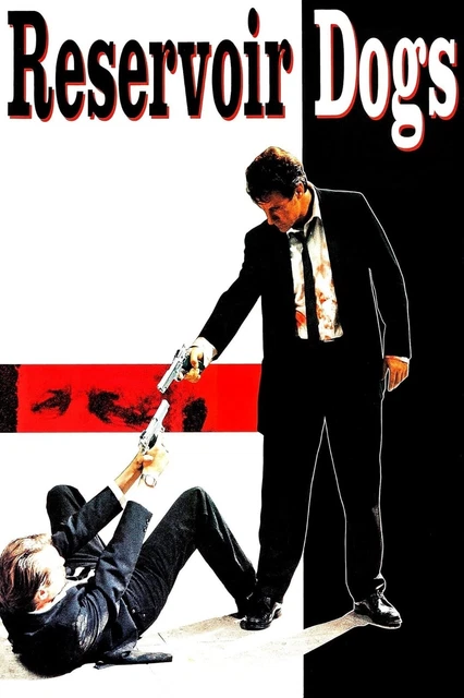 Vintage Reservoir Dogs 1992 Movie Promotional Poster Fine Art Canvas