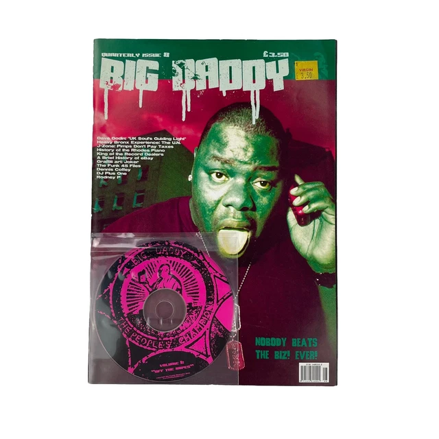 BIG DADDY MAGAZINE Issue 8 with CD Biz Markie Funk Soul Hip Hop ...