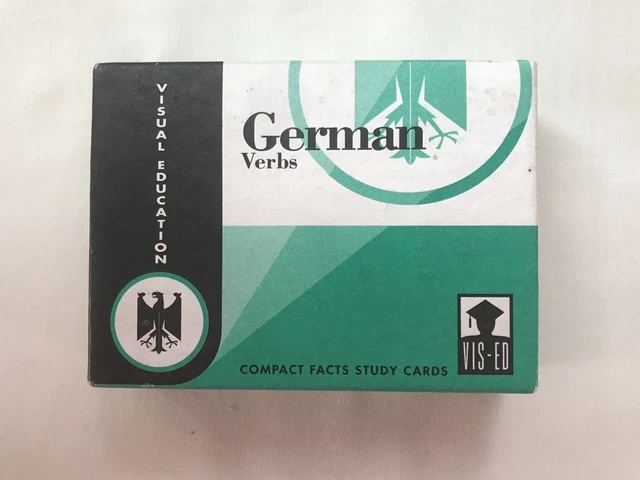 GERMAN VERBS CARDS: Compact Facts - Cards By Vis-Ed (Visual Education ...