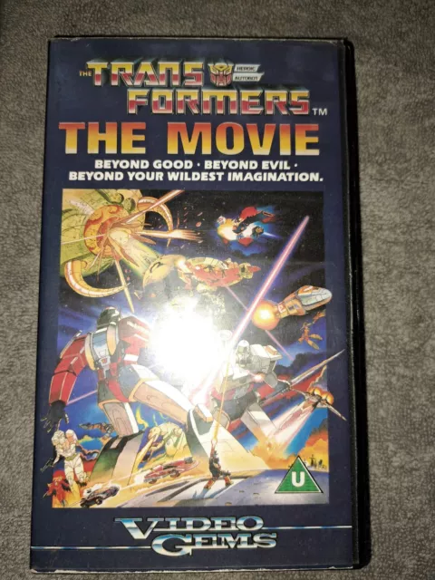 Transformers The Movie 1986 Vhs Video Cassette Uk 1987 Rare £9 99