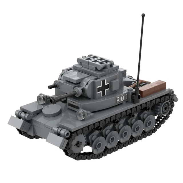 WW2 GERMAN PANZER II Ausf. c PzKpfw II c tank World War 2 II WWII moc ...