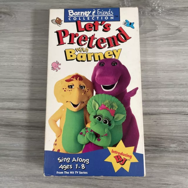 BARNEY & FRIENDS Let's Pretend With Barney VHS 1993 [Canta insieme ... BARNEY & FRIENDS Let's Pretend With Barney VHS 1993 [Canta insieme ...
