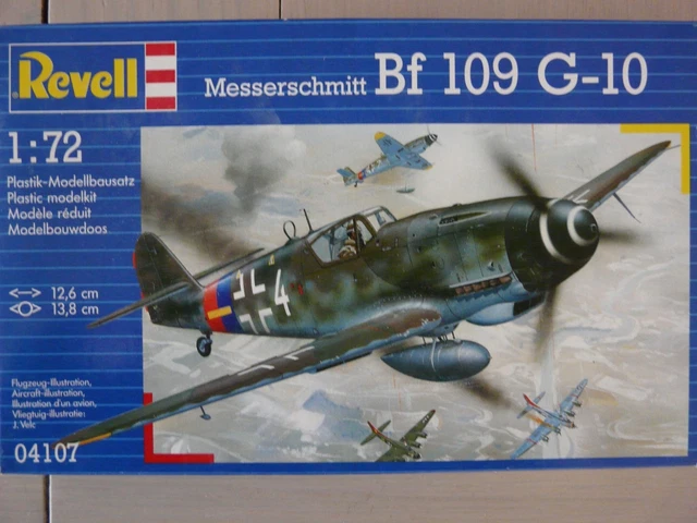 MAQUETTE AVION 1/72 REVELL Ref 04107 Messerschmitt Bf.109 G-10 EUR 12,90 - PicClick FR