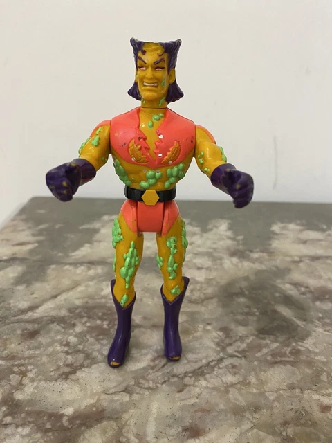 FIGURINE CAPTAIN PLANET Captain Pollution Loose Kenner Tiger ...